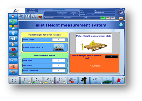 Height Pallet Control [EOL-014] | Sidel - Options and Upgrades