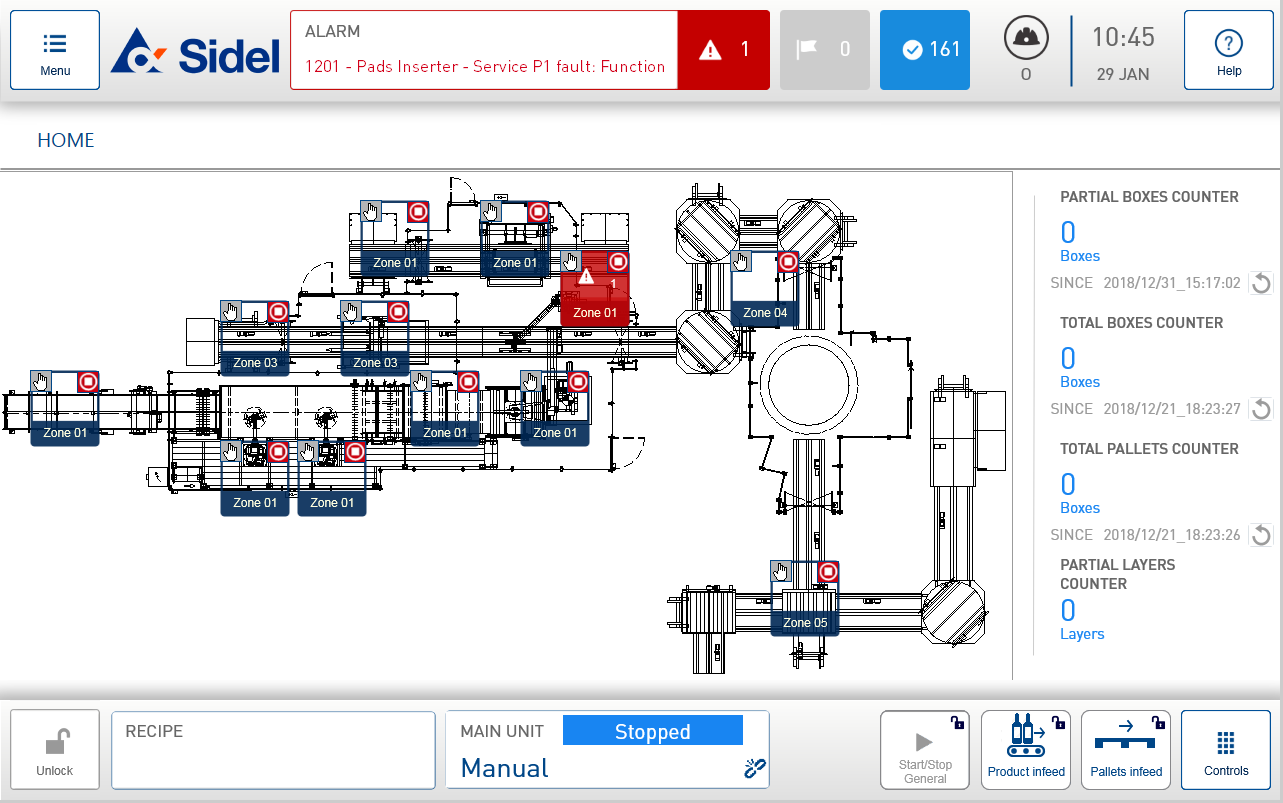 SMART HMI [EOL-019] | Sidel - Options and Upgrades