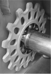 Quick change system on chain drive wheels [VRB-034] | Sidel - Options ...