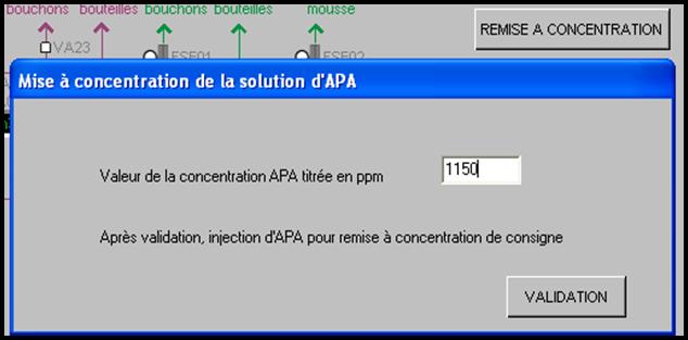 Retornar a solução de PAA à concentração certa [FOR065] | Sidel ...