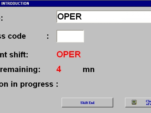 Código de acceso al control [FOR039] | Sidel - Options and Upgrades