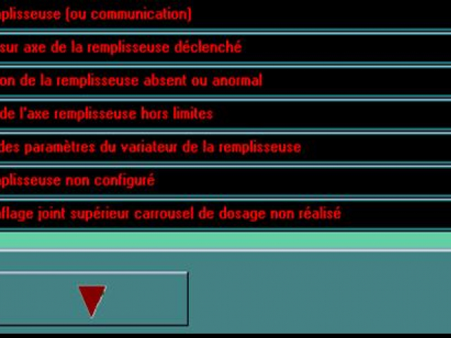 Fault mask export [FOR081] | Sidel - Options and Upgrades